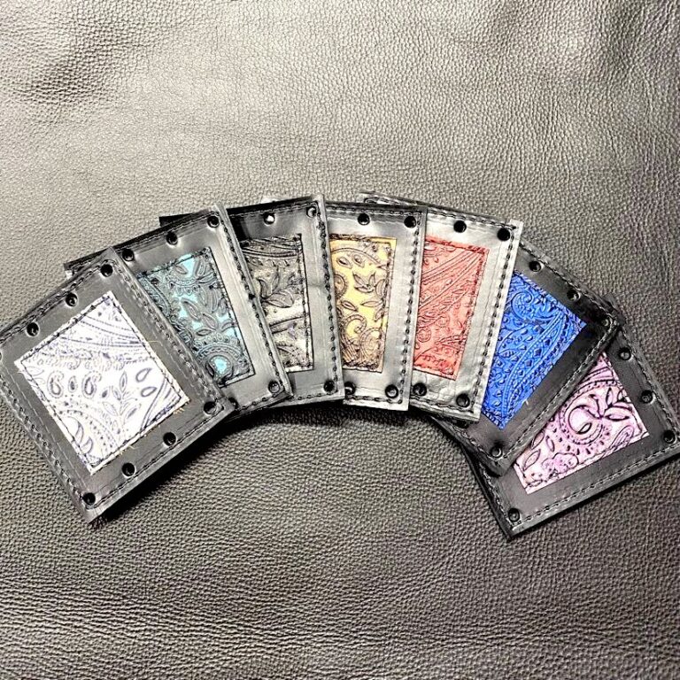 Handlebar Grip Covers with Leather and Lace overlay