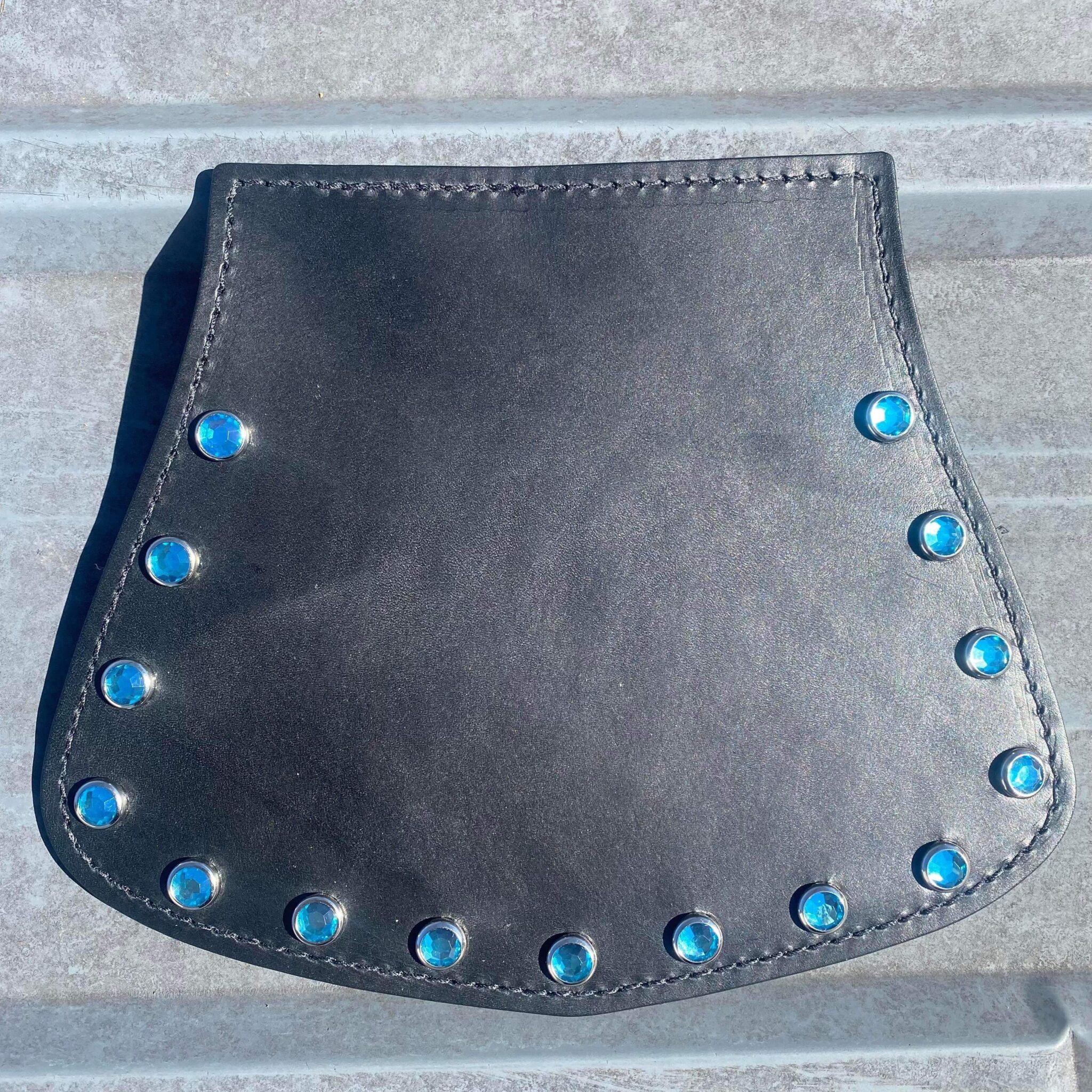 Mud Flap with colored crystals