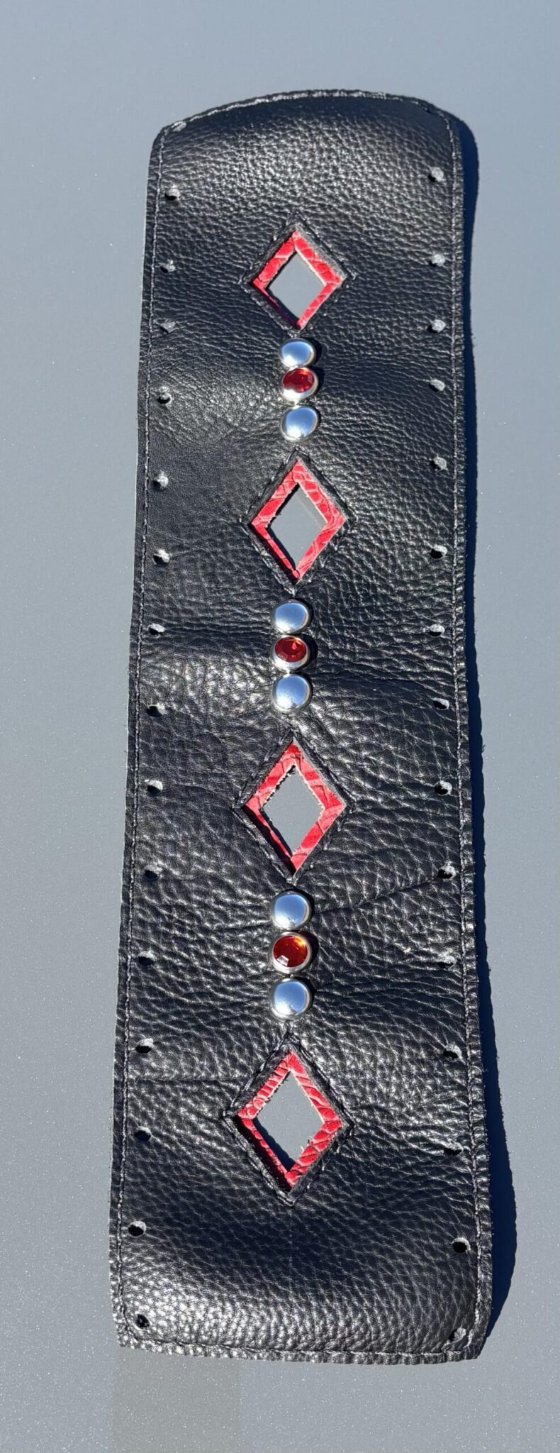 Crash bar wraps with diamond cutouts