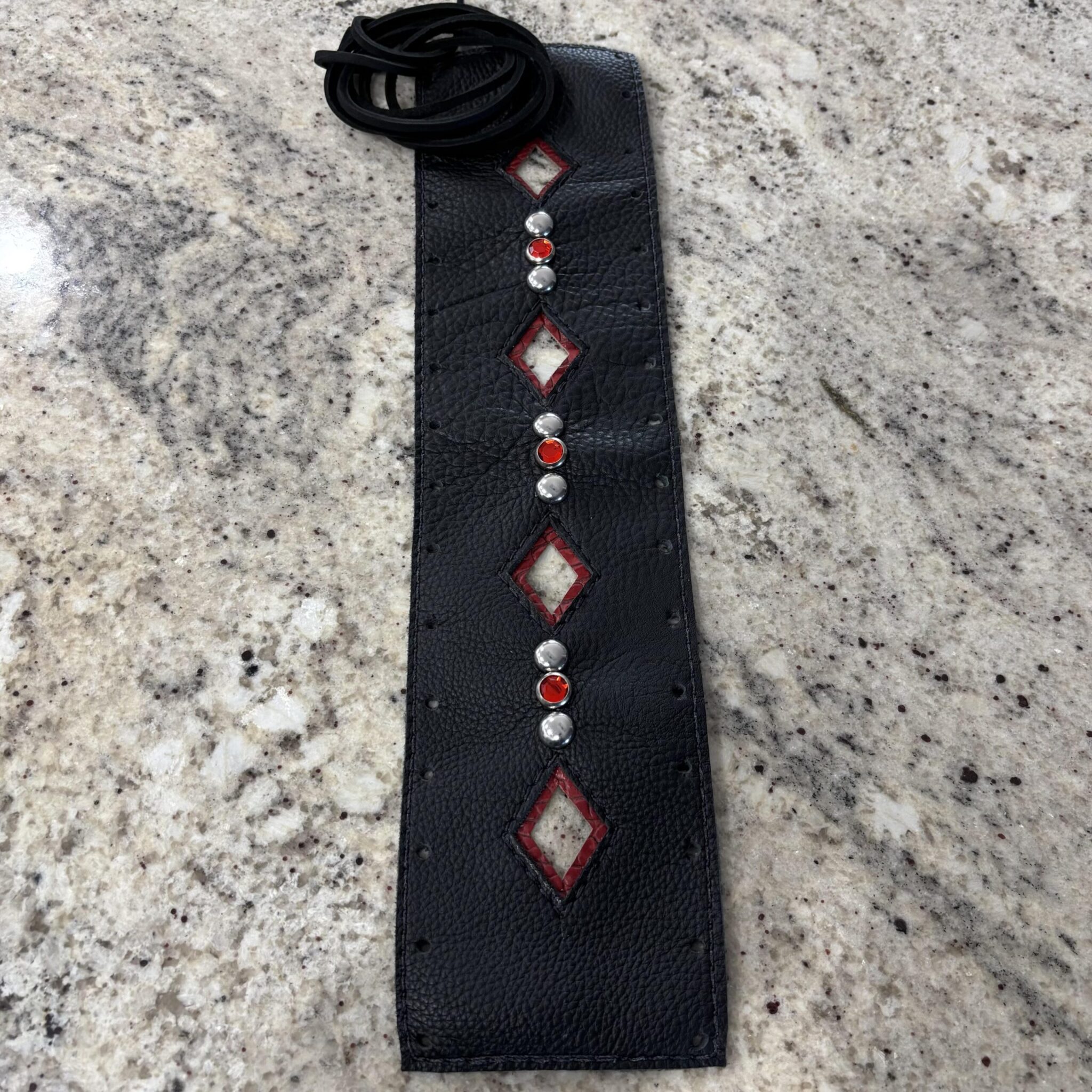 Crash bar wraps with diamond cutouts